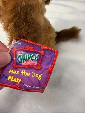 Playmates Toys | Dog | Vtg 200 Replay Max The Dog Plush How The Grinch ...